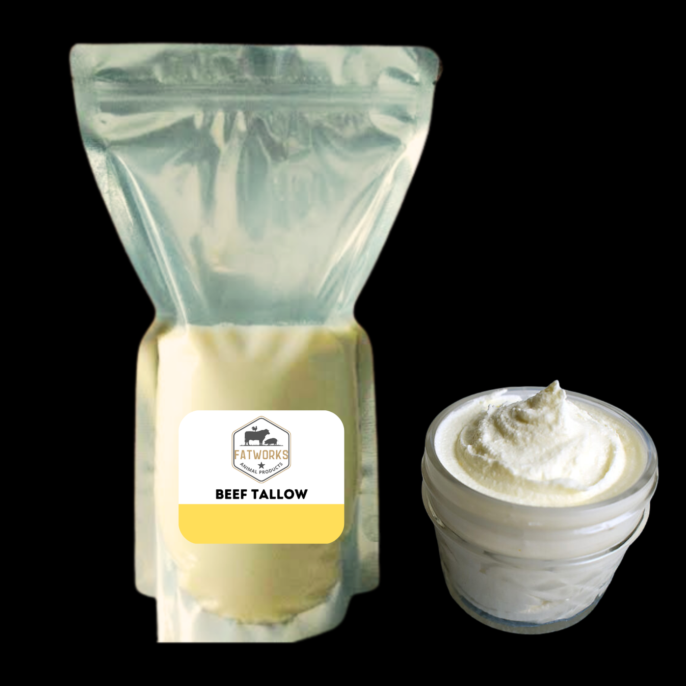 Beef Tallow 1L + Beef Tallow Skincare 200ml – Fatworks
