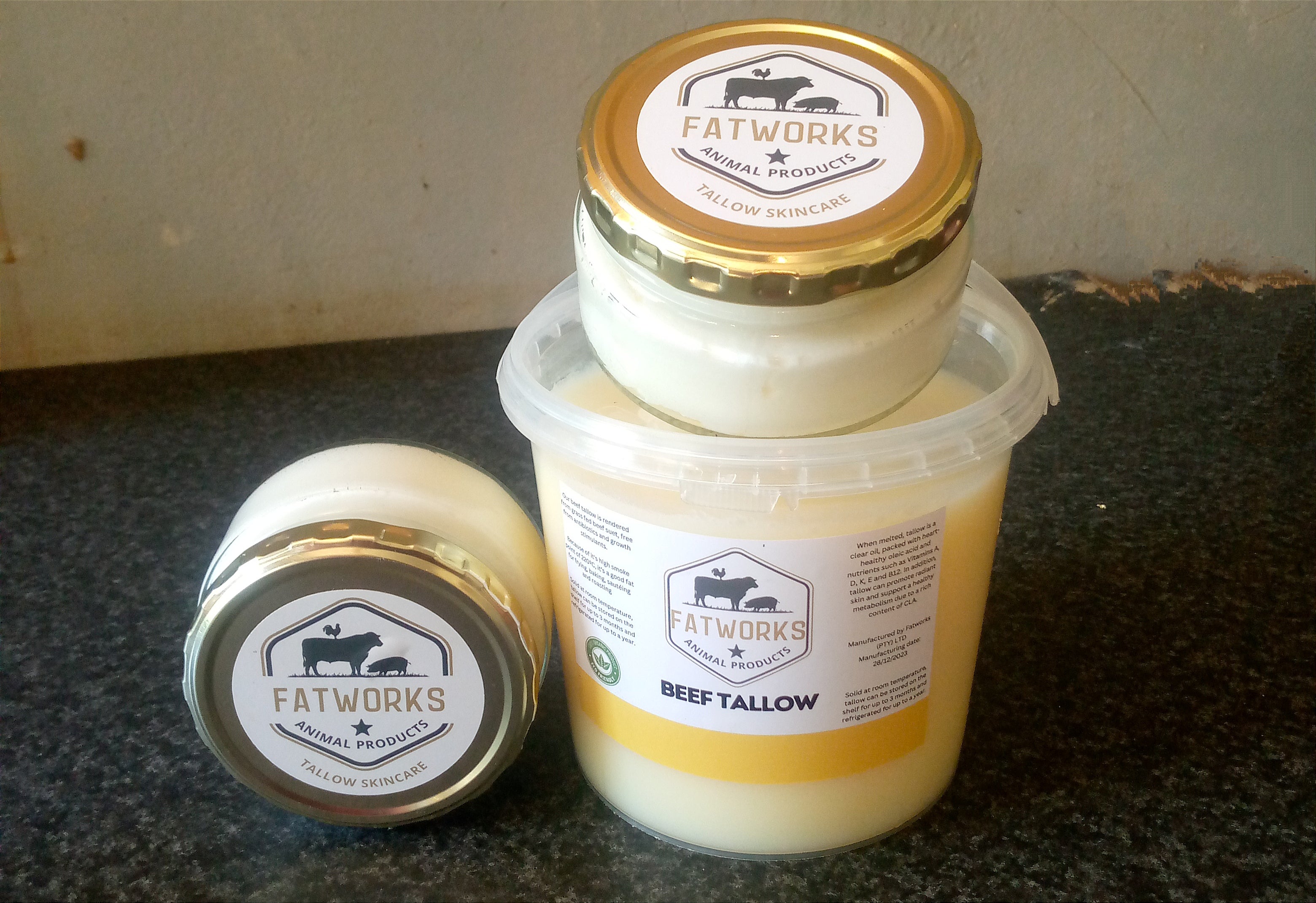 1kg Beef Tallow and 100g Tallow Skincare – Fatworks