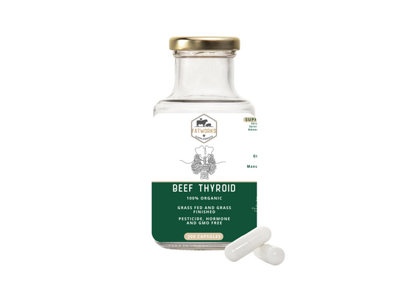 Beef Thyroid - Grass Fed (160 Capsules) – Fatworks