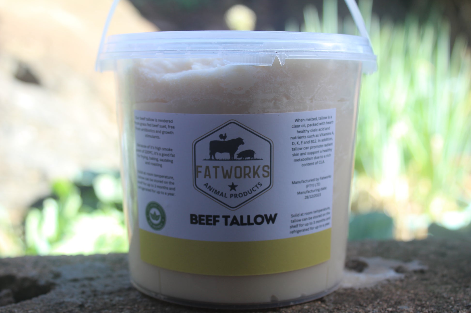 Beef Tallow - 2kg – Fatworks